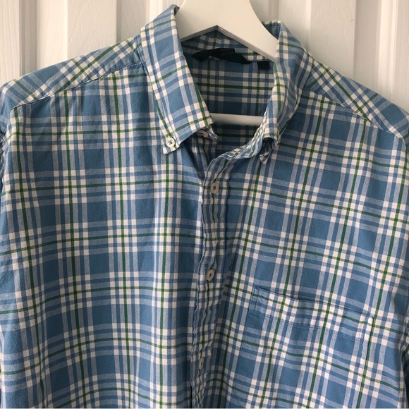 Boden | Shirts | Boden Mens Plaid Blue White Long Sleeved Shirt | Poshmark